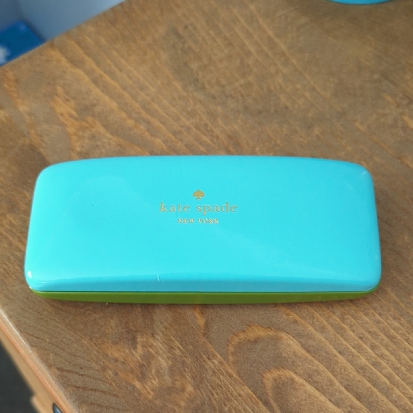 kate spade | Accessories | Kate Spade New York Turquoise Glasses Case ...